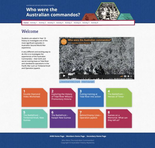 Who were the Australian commandos? Year 10 - Australian History Mysteries